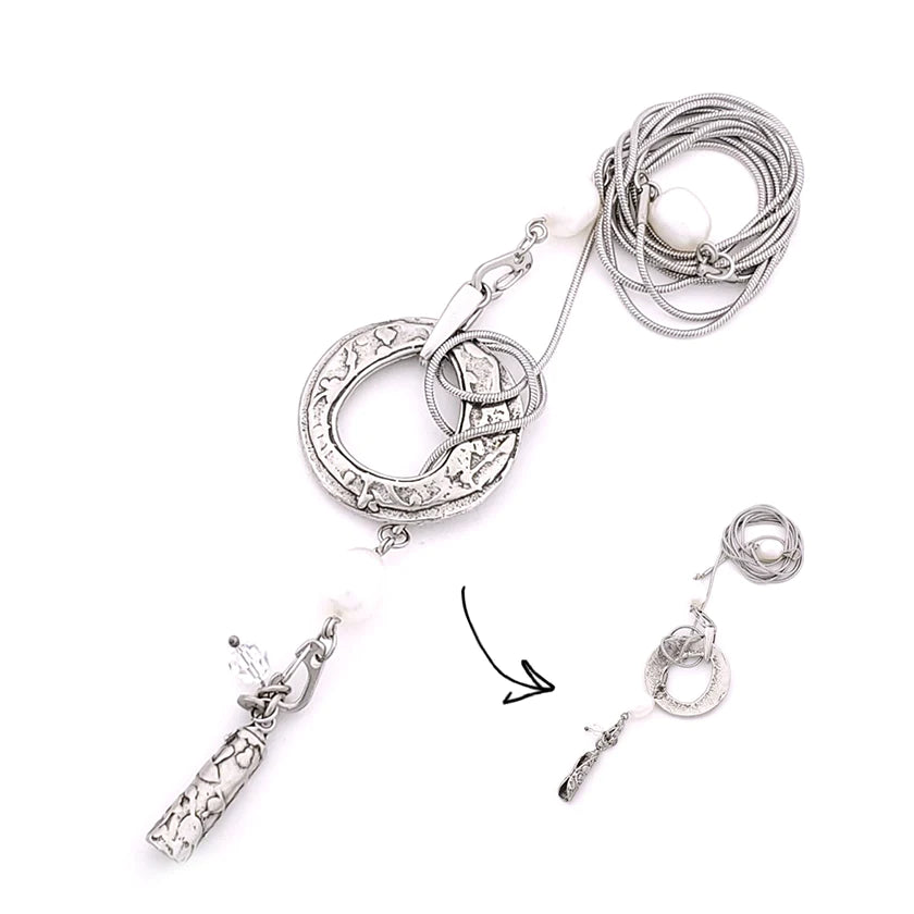 Lariat d'Hiver Blanc || 𝗟𝗮𝘇𝗼 𝗕𝗶𝗷𝗼𝘂𝘅 x 𝗕𝗹𝗮𝗻𝗰 𝗠𝗼𝘂𝘁𝗼𝗻 – Le Blanc Mouton